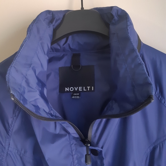 Novelti Jackets & Coats | Novelti Blue Rain Jacket With Packable Hood ...